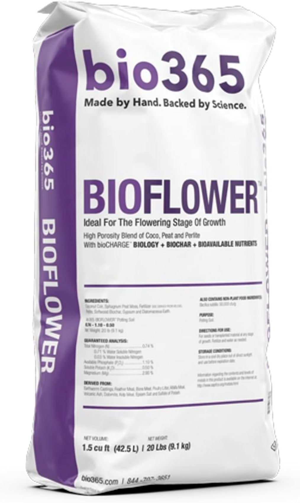 LZQPFLOWER - 1.5cu ft - Bag - Blend of Fine Coir, Coarse Peat, & Super ...