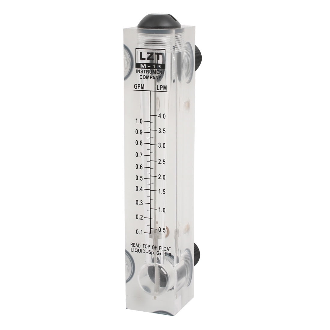 LZT-15 0.1-1GPM 0.5-4LPM Panel Type Liquid Gas Flow Meter - Walmart.com