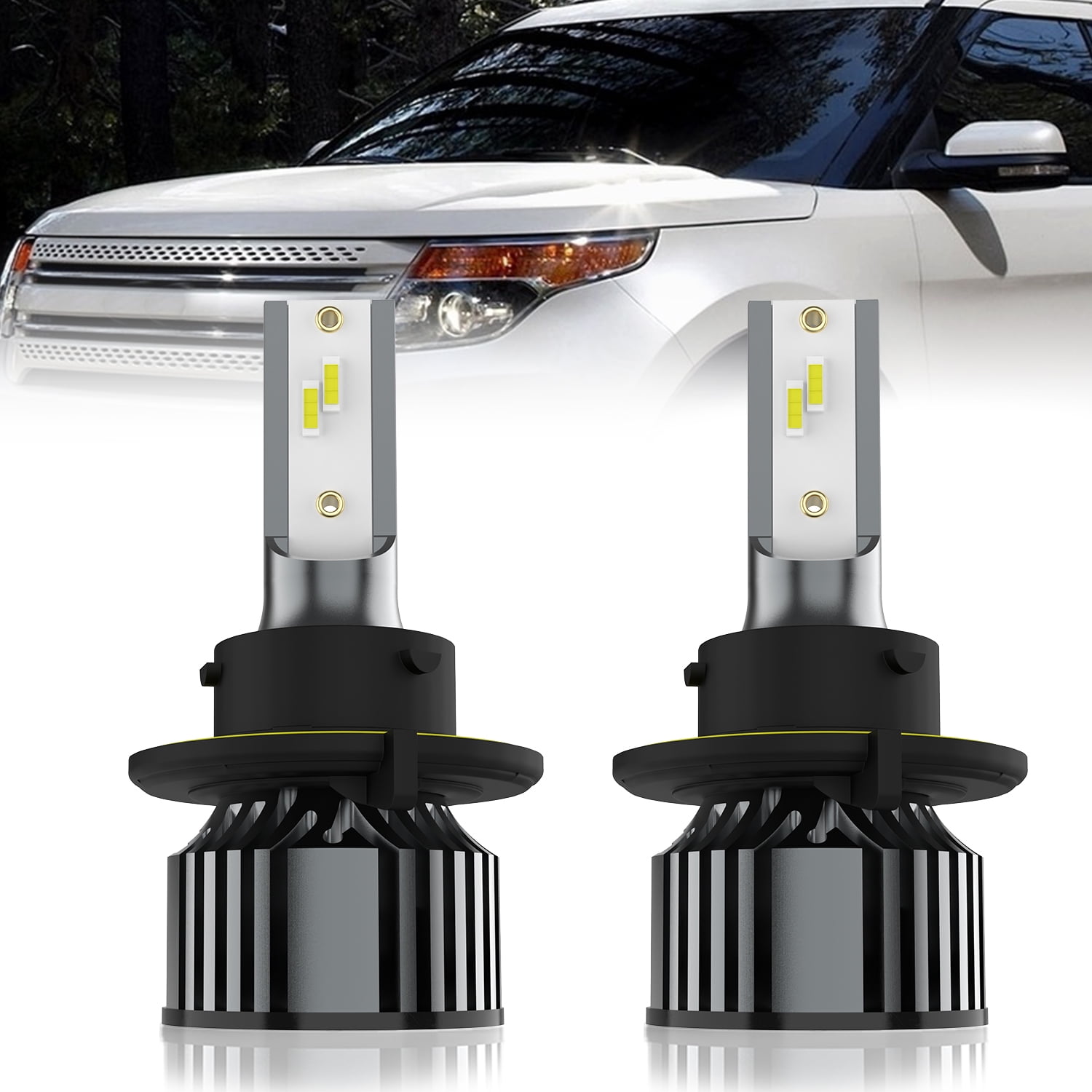 LZYMAXDM LED Headlight Bulbs Compatible With Ford Explorer 2006-2010 ...