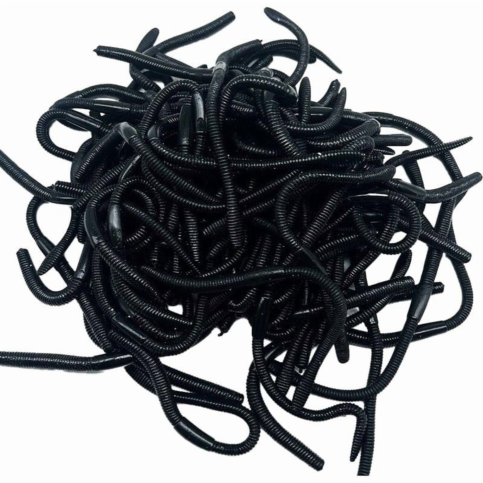 LZYWOD 10/20/30 Pieces 7.1inch Fake Earthworm, Lifelike Stretchy Rubber ...