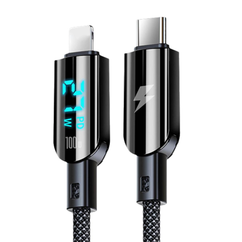 LZYWOD 100W Digital Display Data Cable Type C USB PD Fast Charging ...