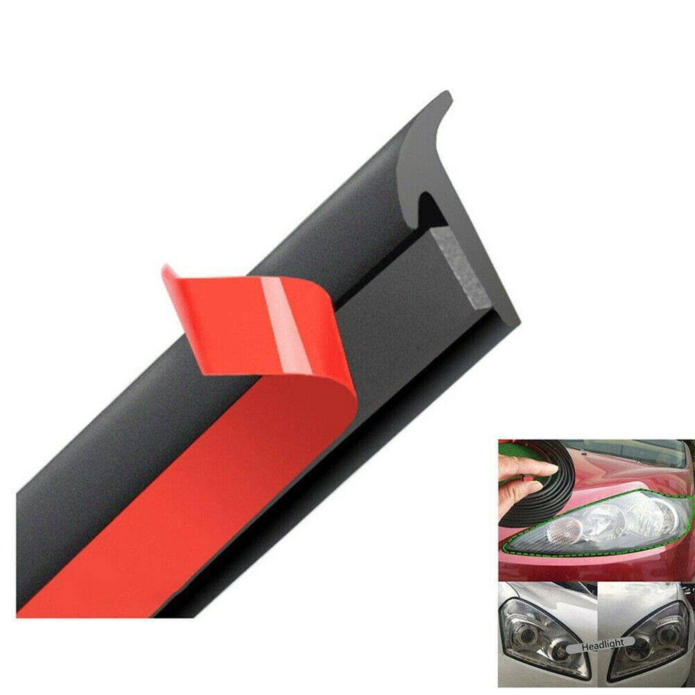 LZYWOD 5M-Car Rubber Door Side Window-Trim Edge Moulding Weatherstrip V ...