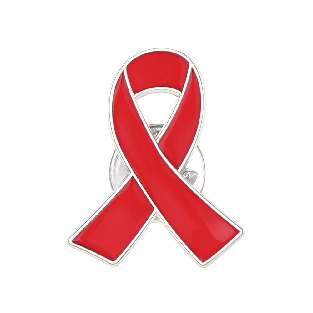 LZYWOD Bring Them Pin, red ribbon pin lapel, red ribbon pins enamel ...