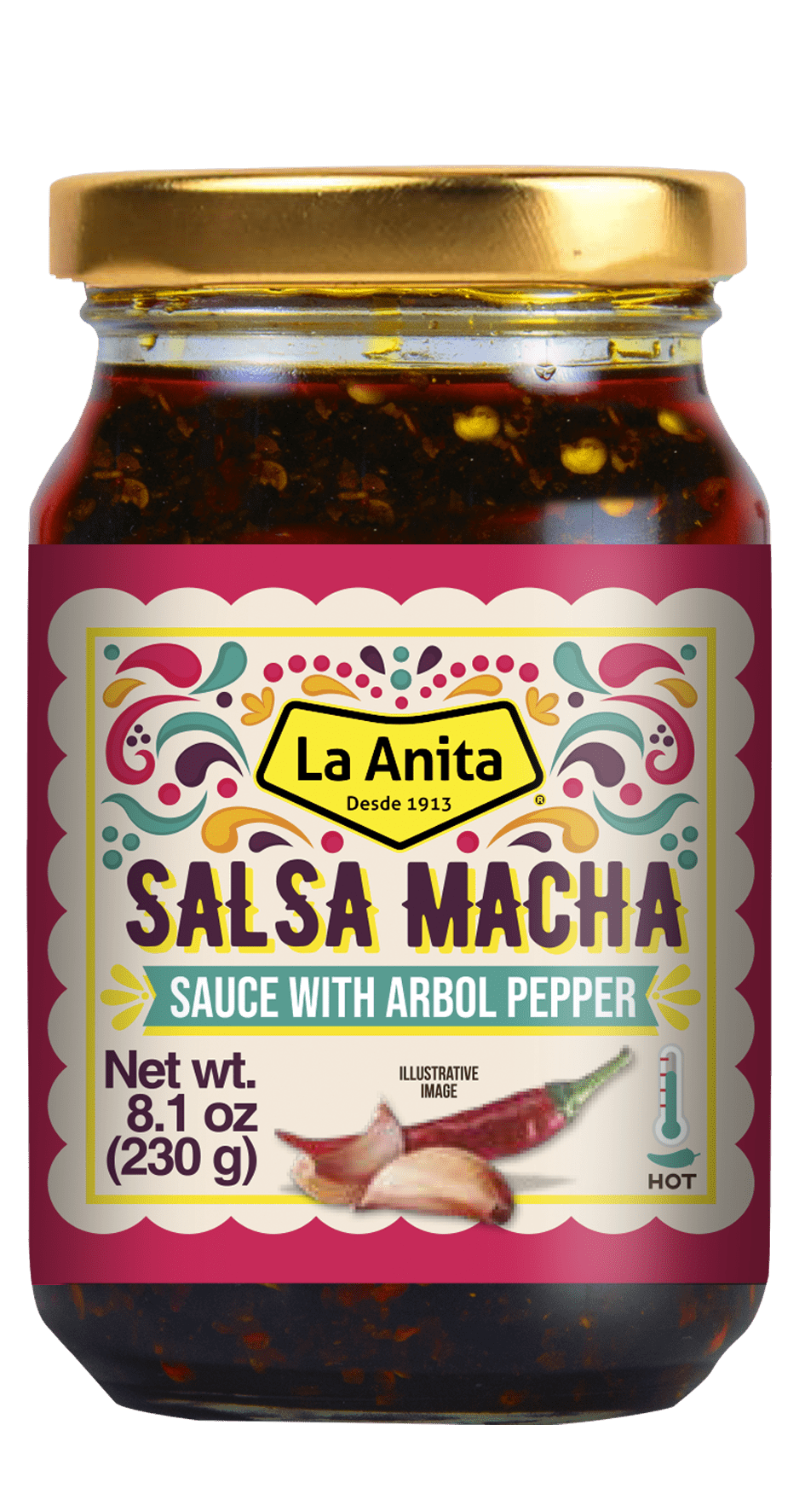 La Anita Salsa Macha Arbol Pepper, 11 oz - Walmart.com