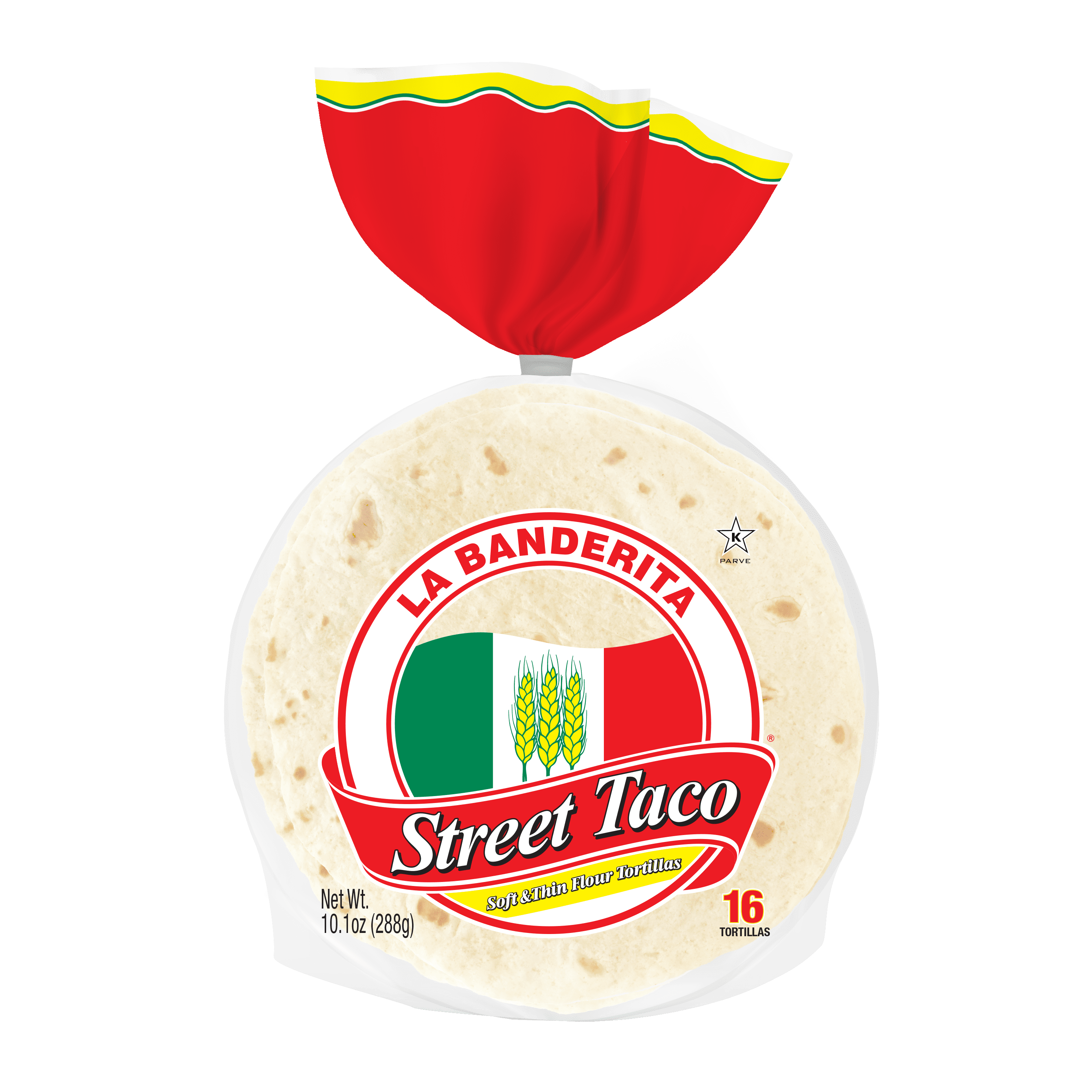 La Banderita Street Taco Thin Flour Tortillas, 10.1 oz, 16 Count ...