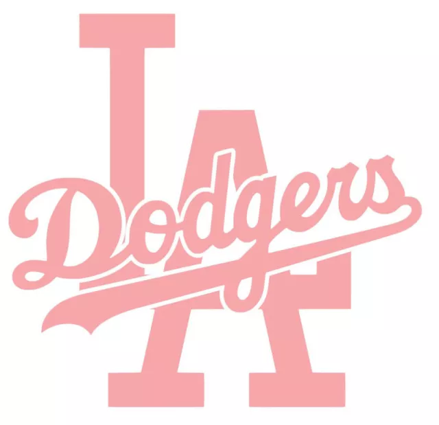 La Baseball Team Logo Pink Decal Baseball Sticker, Football Sticker ...