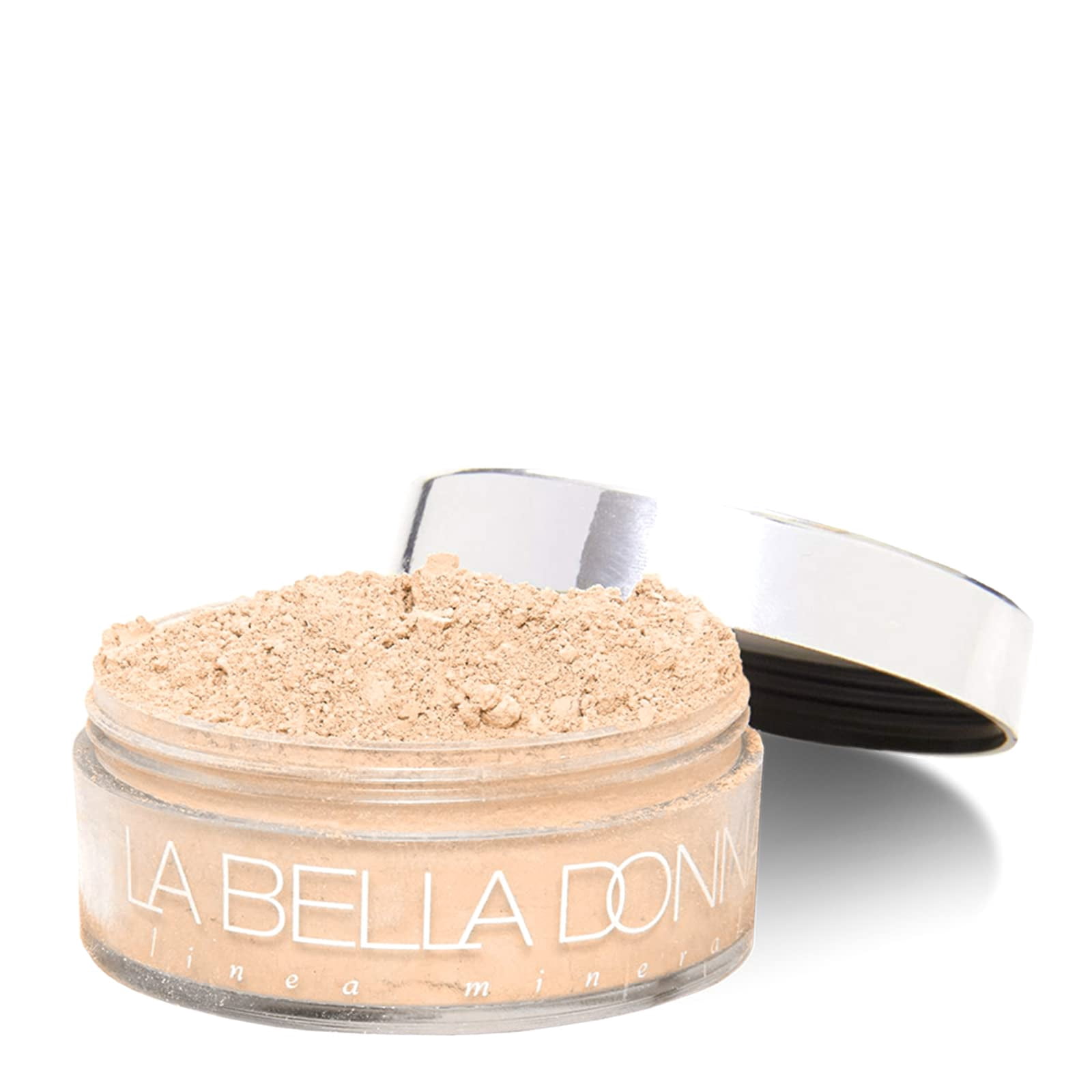 La Bella Donna Loose Mineral Foundation, Non-Chemical SPF50, Only 4 Ingredients, Reef-Safe, Non ...