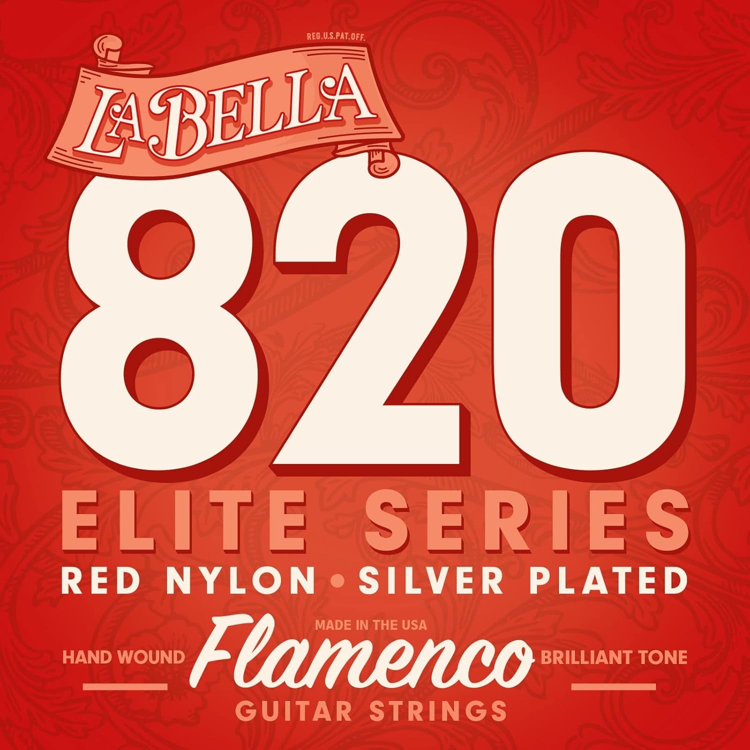 La Bella Elite Series Flamenco Guitar Strings - Red Nylon - Walmart.com