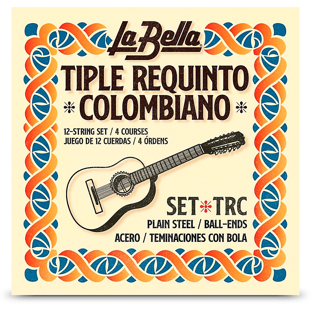 La Bella TRC Tiple Requinto Colombiano 12-String Set - Walmart.com