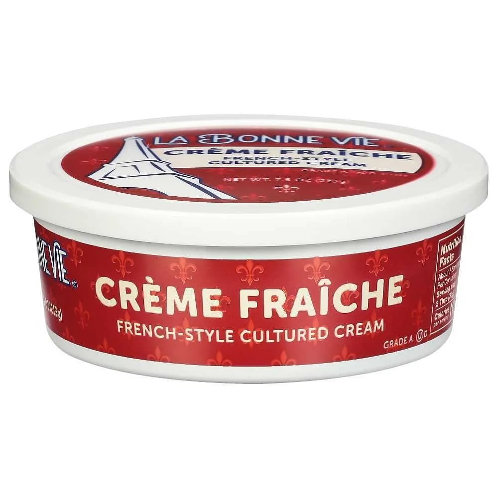 La Bonne Vie Crème Fraiche, 40% Butterfat, 7.5 OZ, 12 Pack - Walmart.com