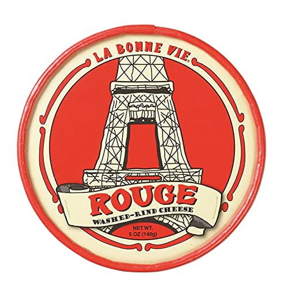 La Bonne Vie, Rouge Washed Rind Brie, 5 oz. (4 pack) - Walmart.com