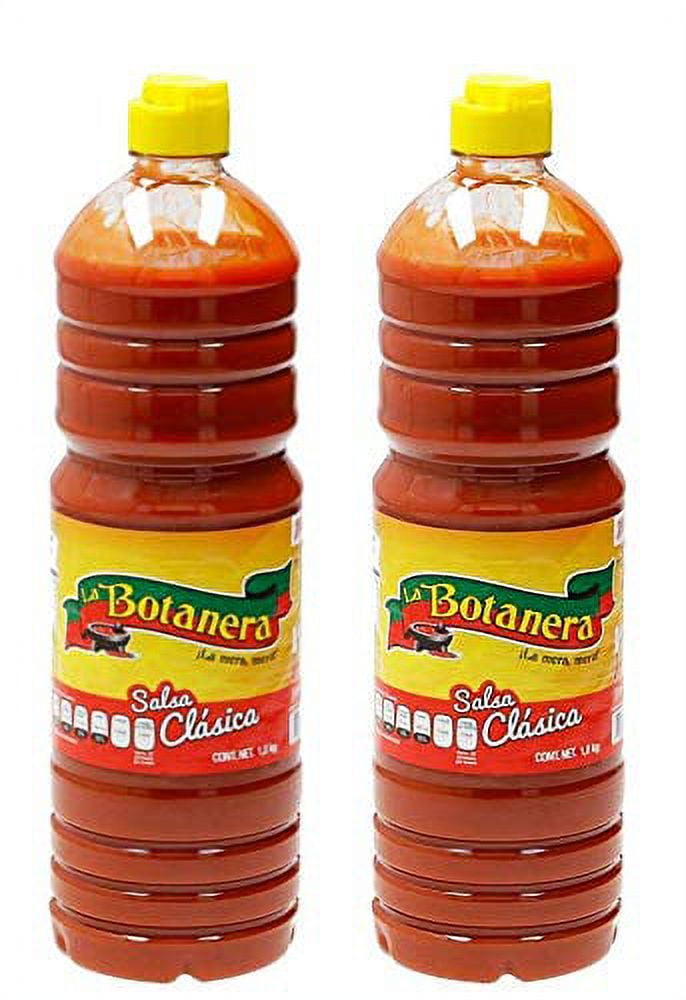 La Botanera Clasica Hot Sauce, 2x 1 Liter, 33.8 Fl Oz, Spicy Mexican ...