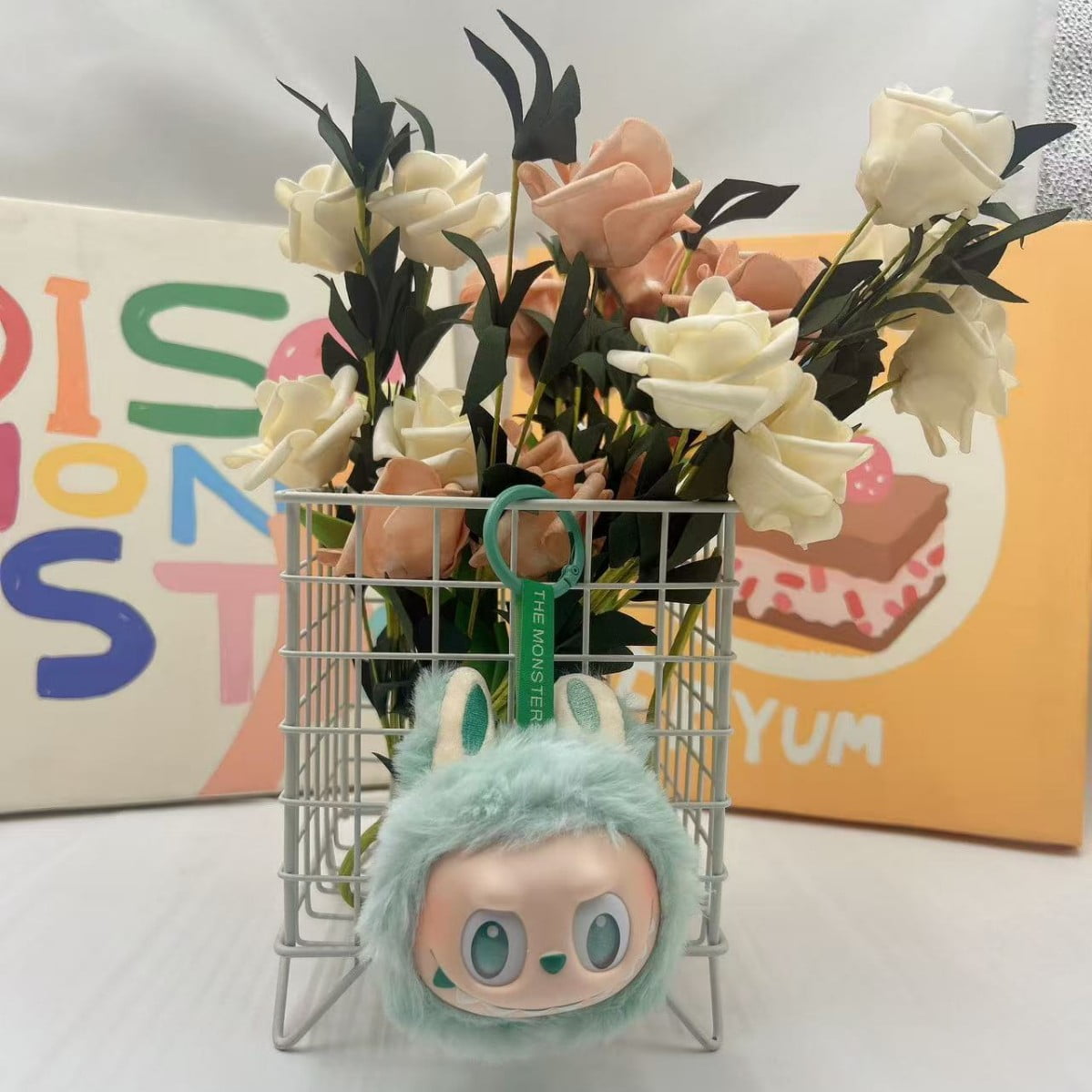 La Bu..Bu Art Toy Keychain, Kawaii Monster Doll Bag Charm, Soft Stuffed ...