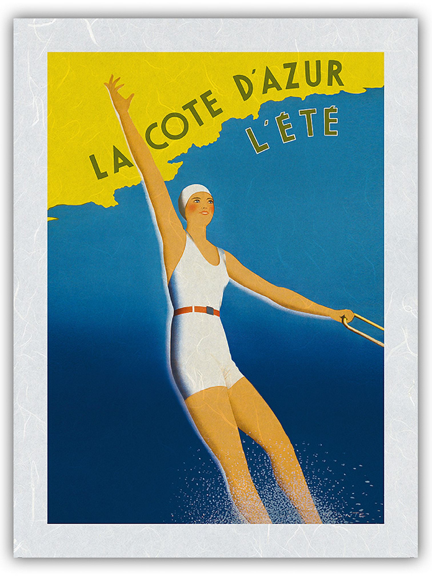 La Côte d'Azur-L'été (Summer)-Paris-Lyon-Méditerranée Railway (PLM ...