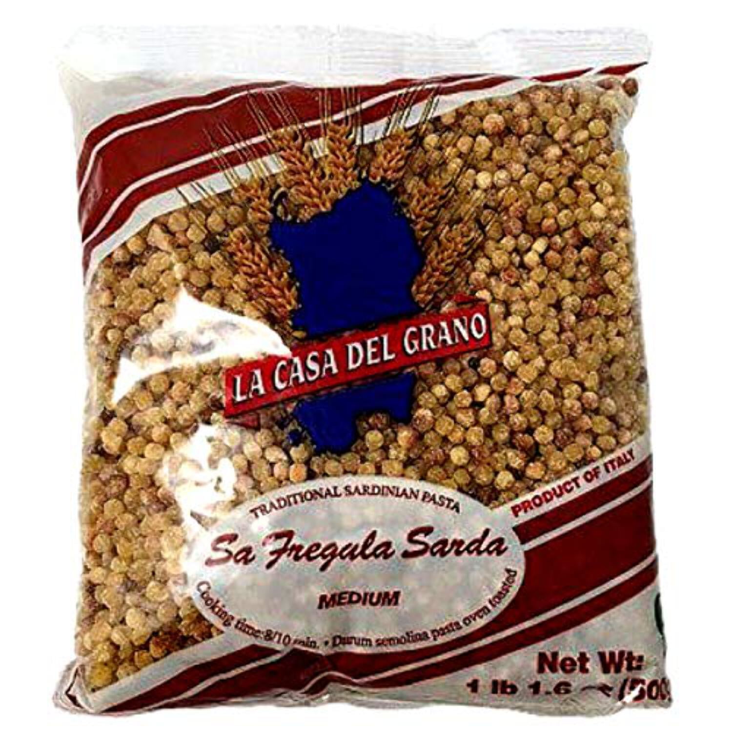 La Casa Del Grano Fregola Sarda Traditional Sardinian Pasta Medium 16 ...