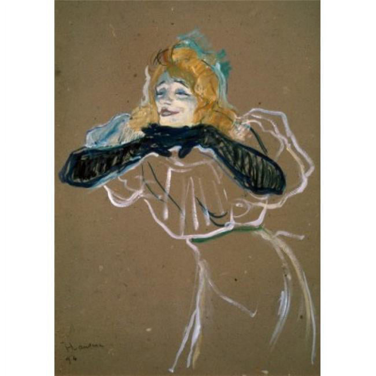 La Chanteuse-Yvette Gilbert 1894 Henri De Toulouse-Lautrec 1864-1901 ...