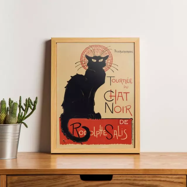 La Chat Noir Poster, Vintage Poster, Art Print, Retro Art Print ...