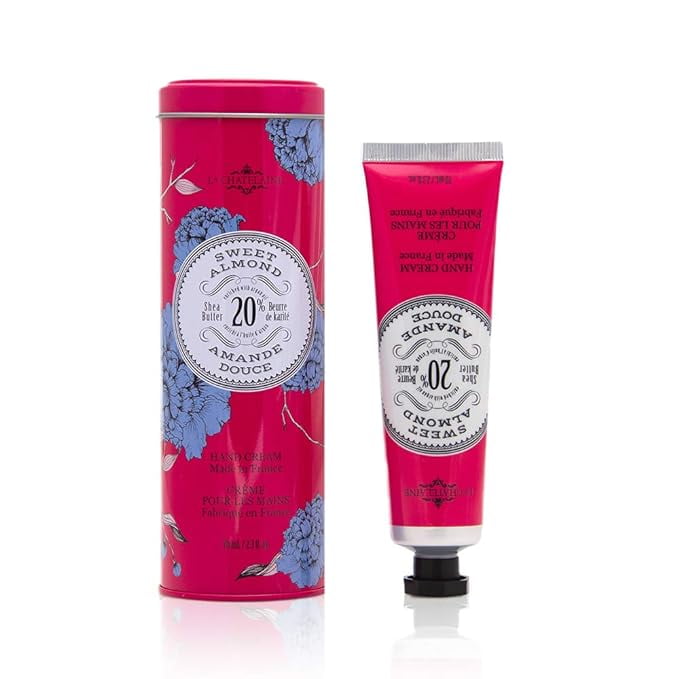 La Chatelaine Hand Cream Tin | 20% Organic Shea Butter, Argan Oil & Calendula | Moisturizing ...