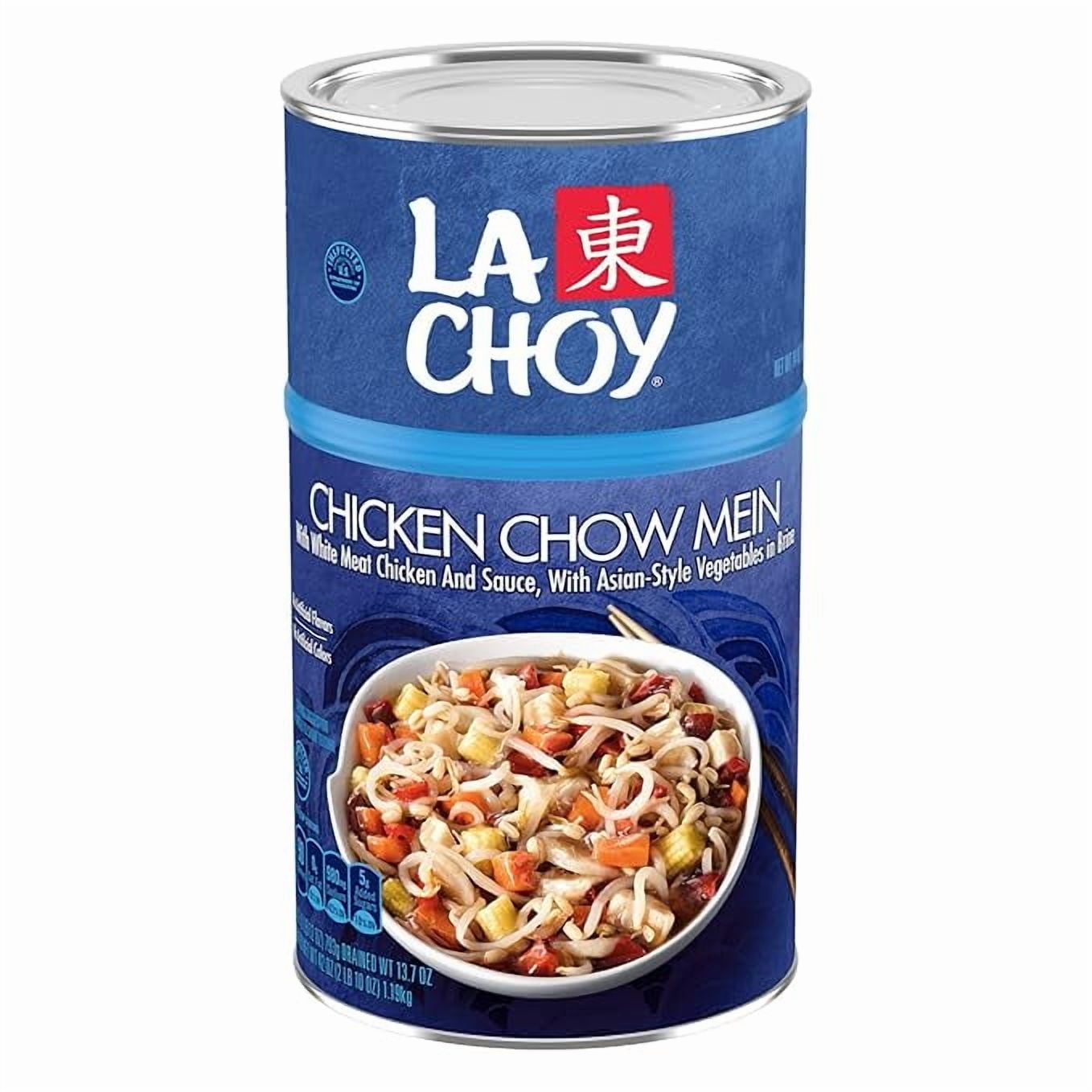 La Choy Chicken Chow Mein White Meat Chicken & Sauce With Asian-style ...