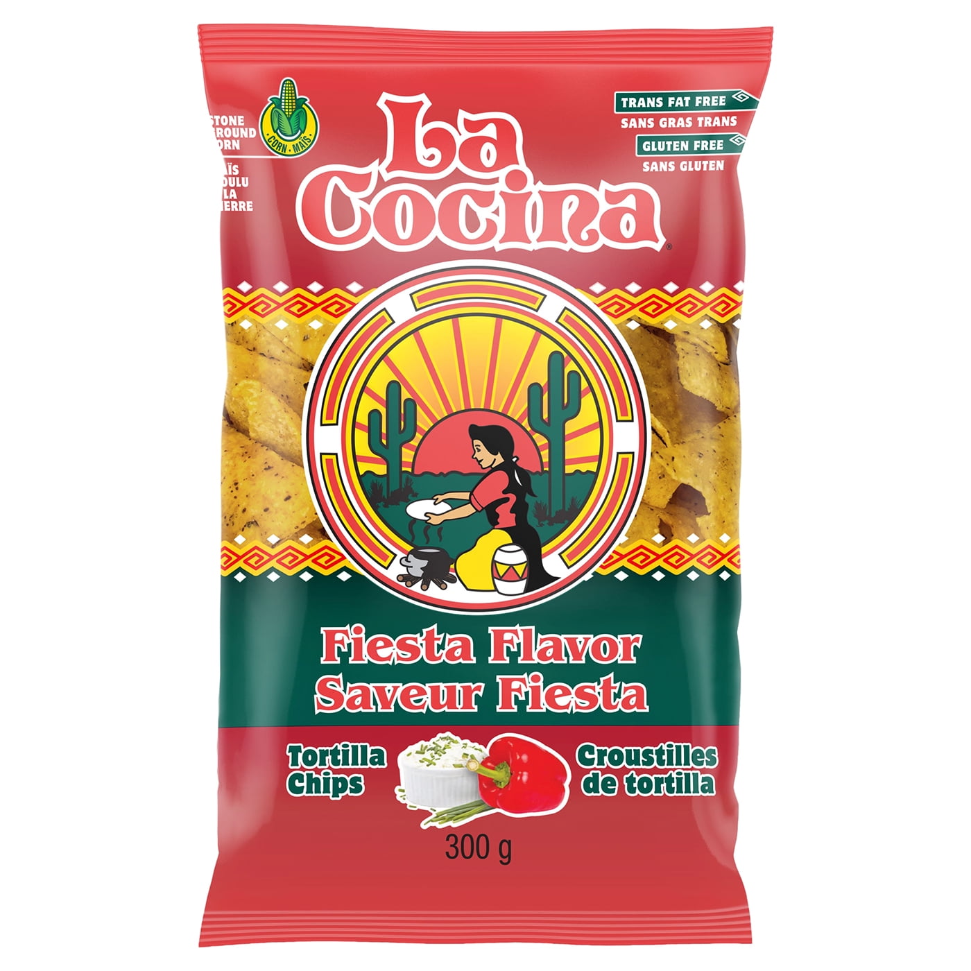 La Cocina Tortilla Chips, 300g/10.6 oz, Fiesta - Walmart.com