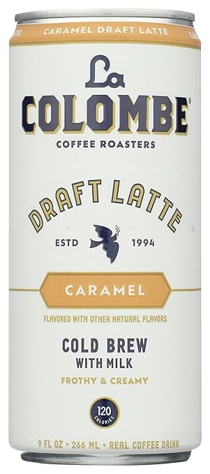 La Colombe Caramel Draft Latte - 9 Fluid Ounce - Cold-Pressed Espresso and Frothed Milk + Real ...