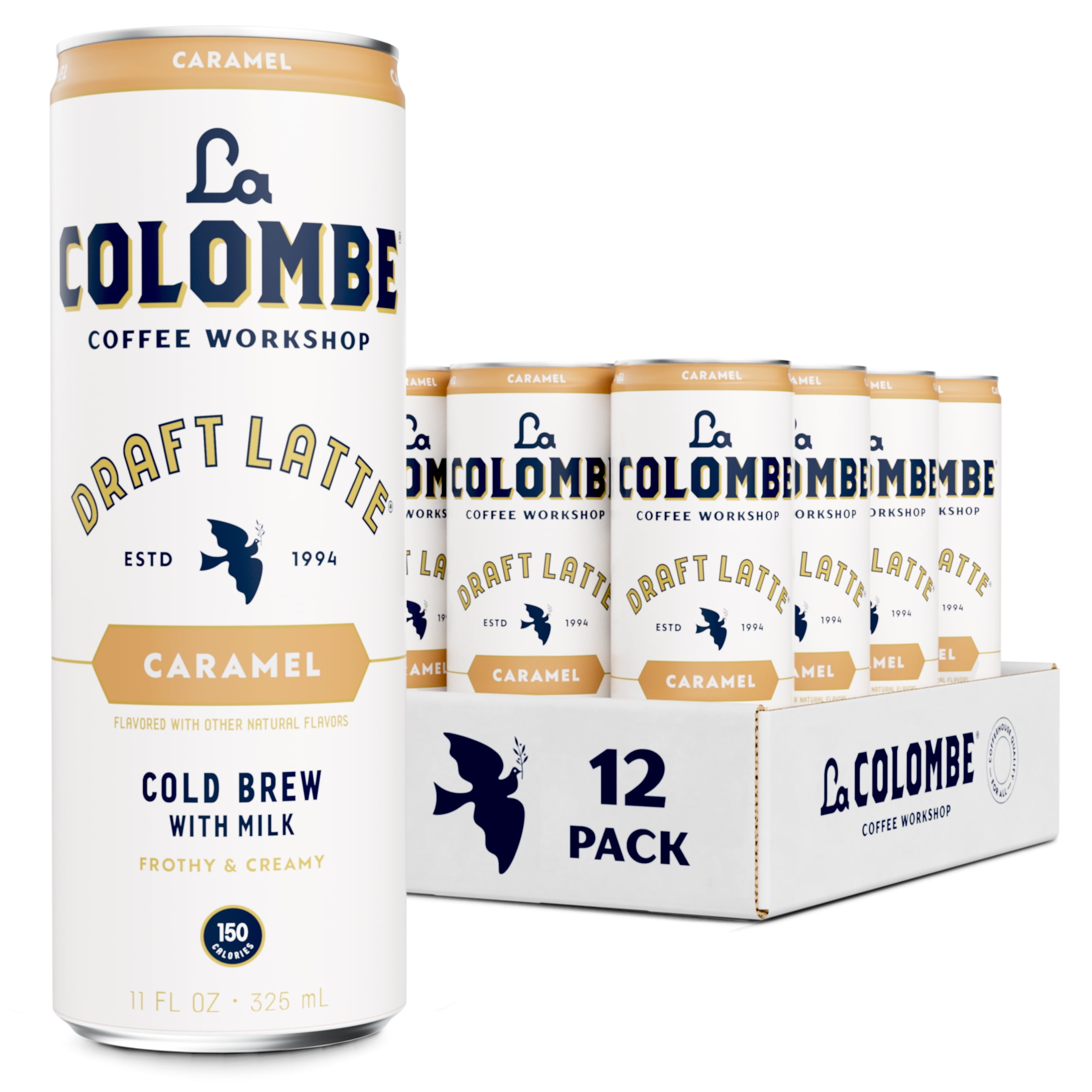 La Colombe Caramel Draft Latte Cold Brew Ready-to-Drink Coffee, 11 fl ...