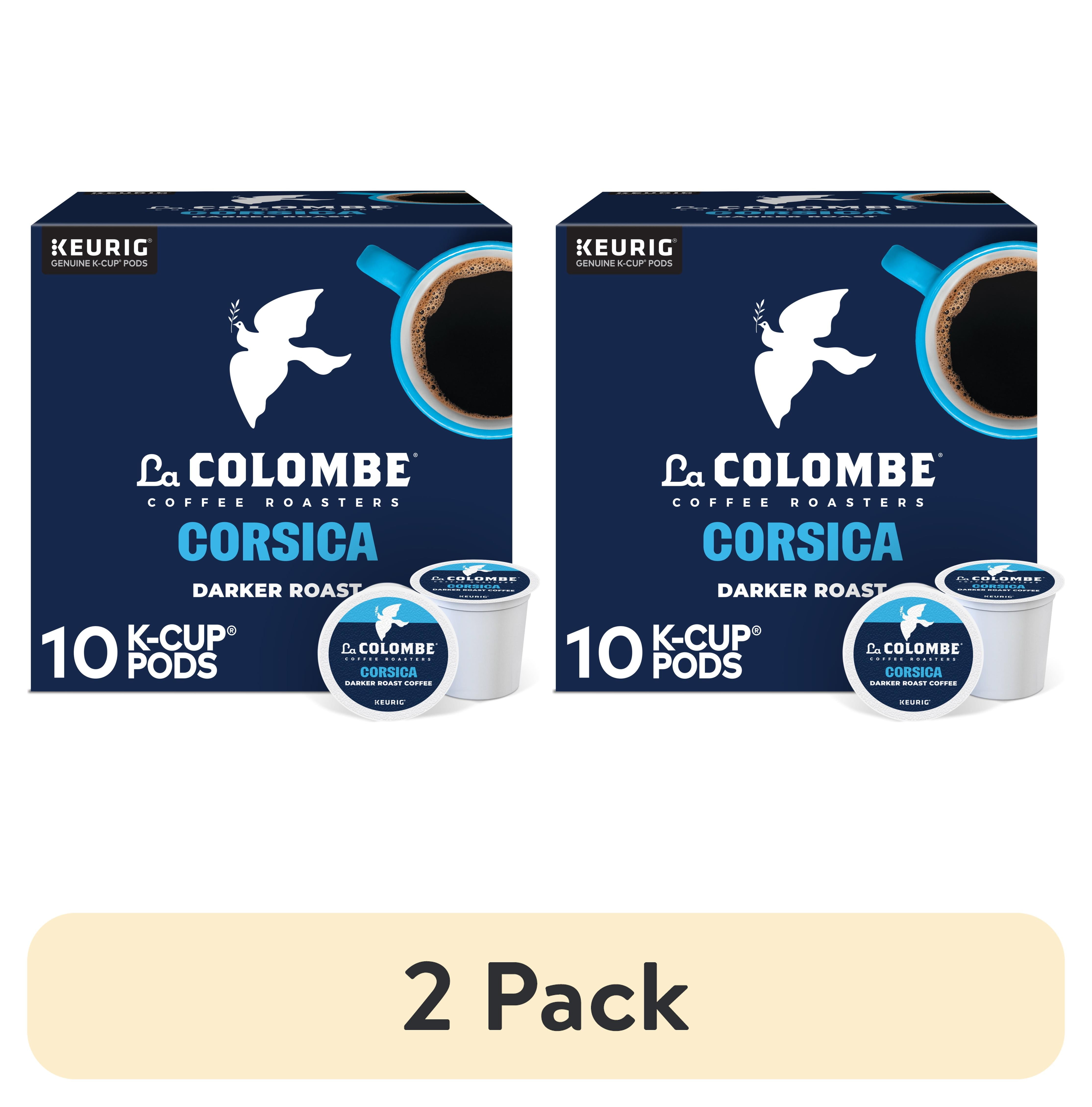 (2 pack) La Colombe Coffee Roasters, Corsica Dark Roast K-Cup Coffee ...
