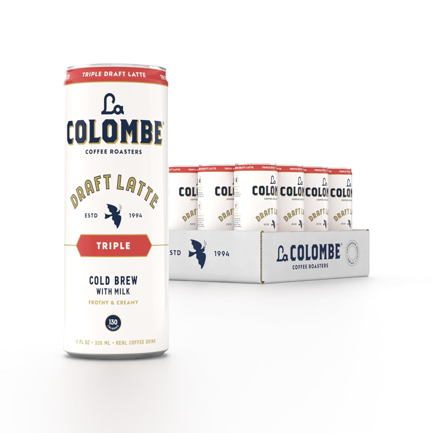 La Colombe Vanilla Triple Draft Latte, 12 Pack, 11 fl oz Cans - Walmart.com