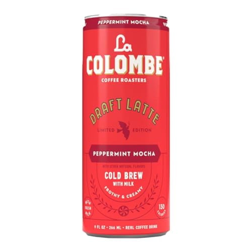 La Colombe Peppermint Mocha Draft Latte 12 pack, Cold-Pressed Espresso ...