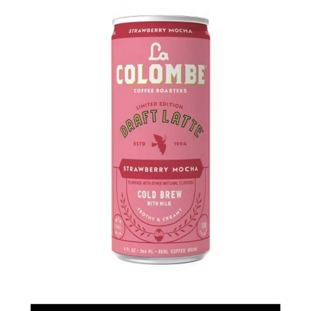 La Colombe Strawberry Mocha Strawberry Mocha Draft Latte ( 9oz 12pk ...