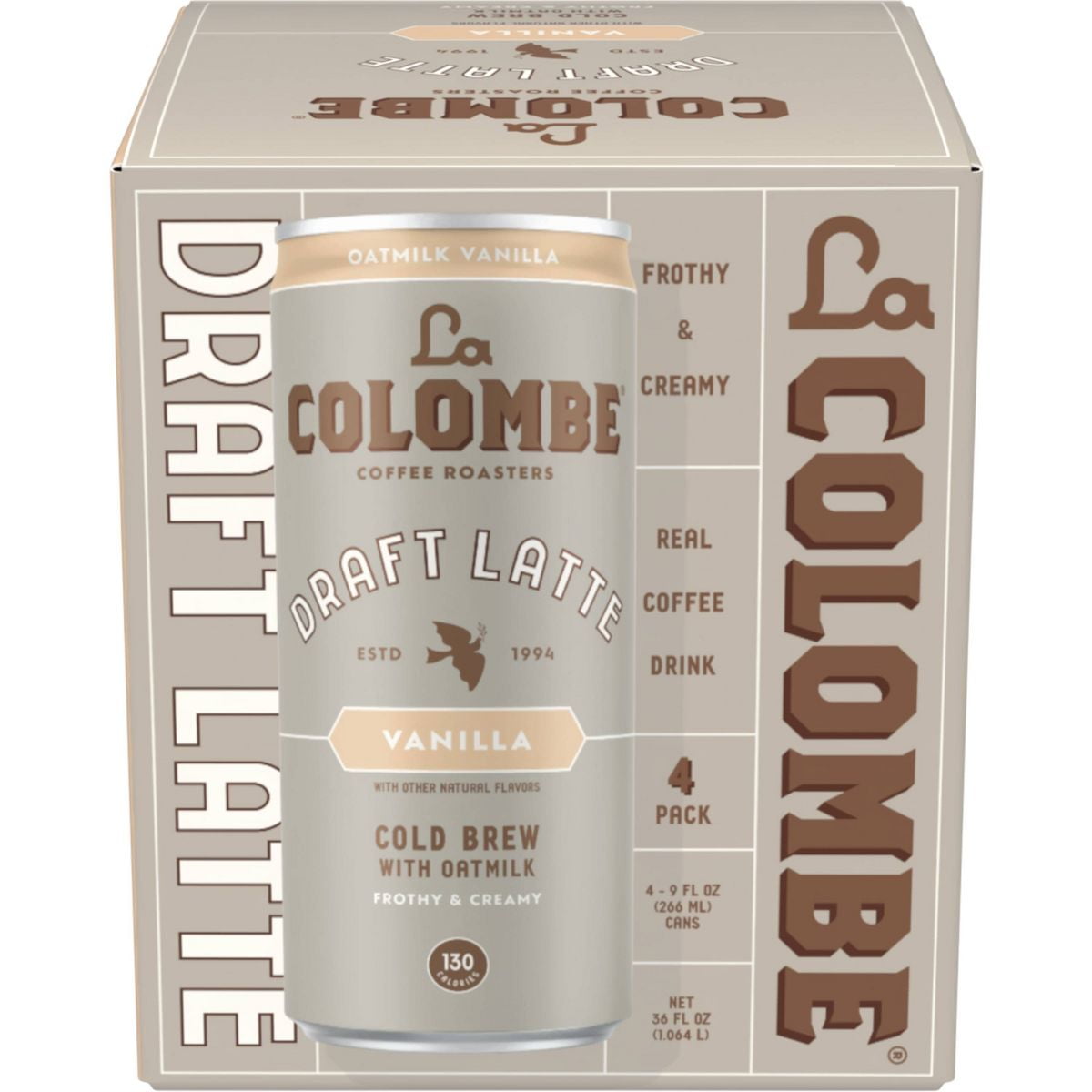 La Colombe Oatmilk Vanilla Latte 4pk - Office Refreshment - Walmart ...