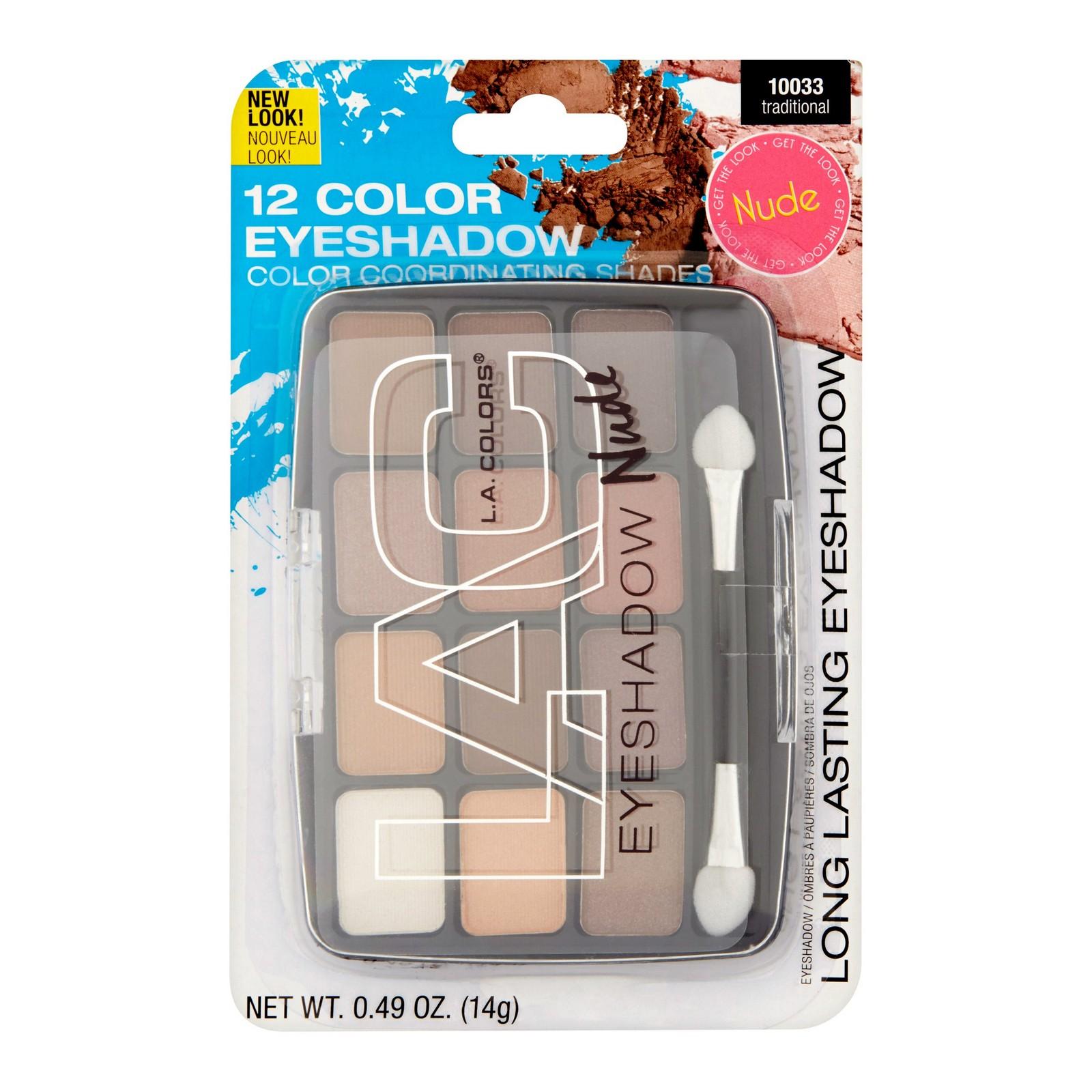 La Color Eyeshadow 12 Color Traditional,Pack of 6 - Walmart.com