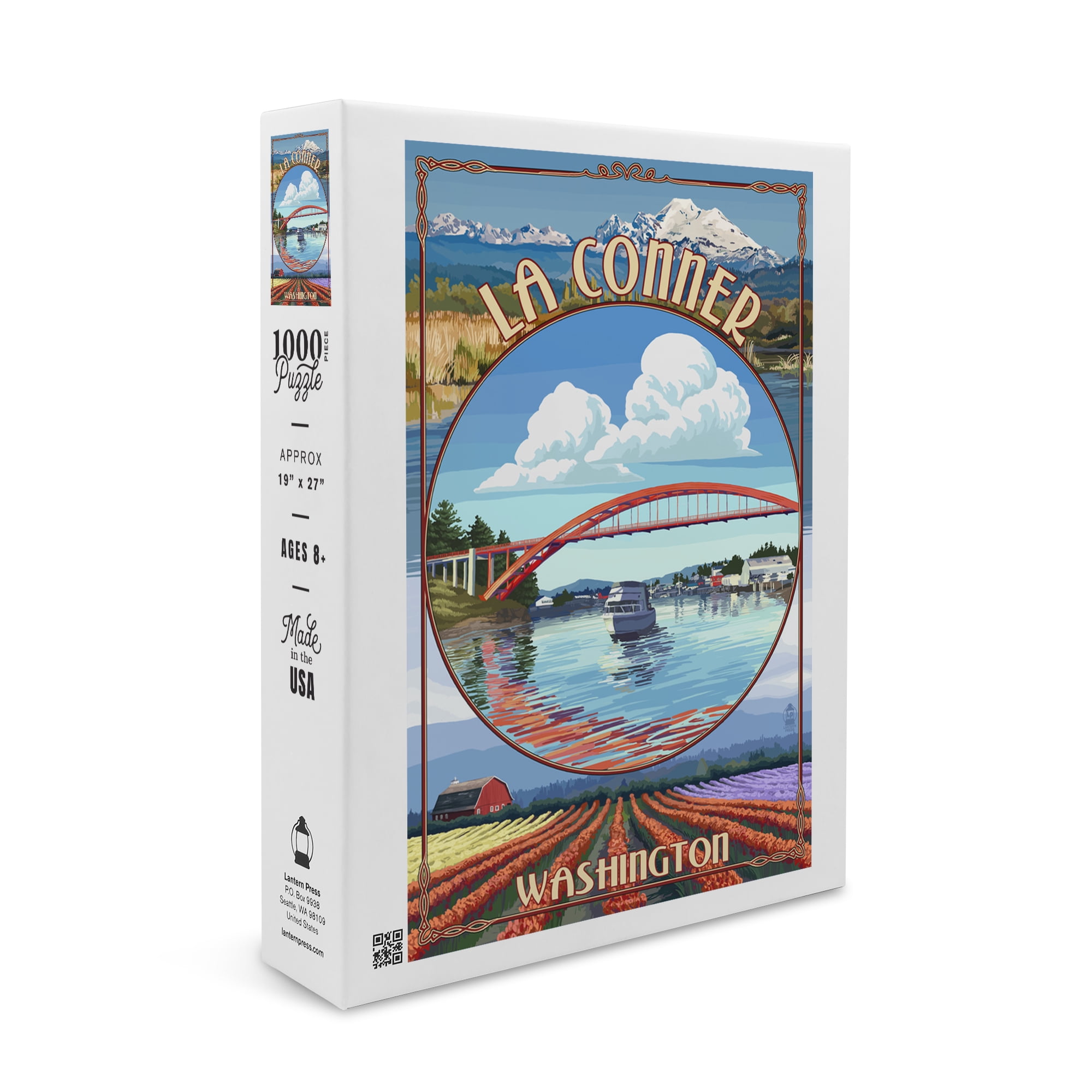 La Conner, Washington Views (1000 Piece Puzzle, Size 19x27, Challenging ...