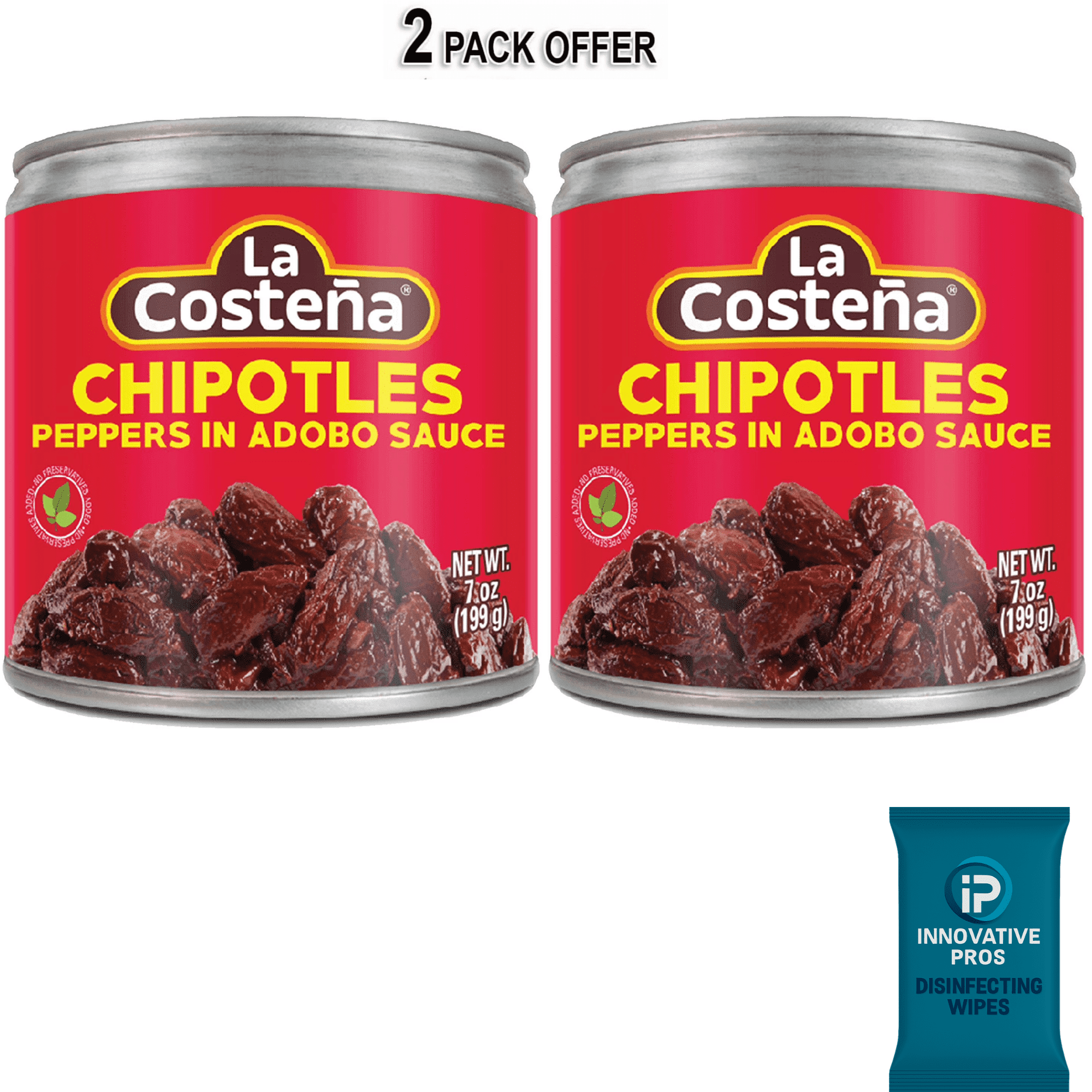 La Costeña Chipotle Peppers in Adobo Sauce, 7 oz - Walmart.com