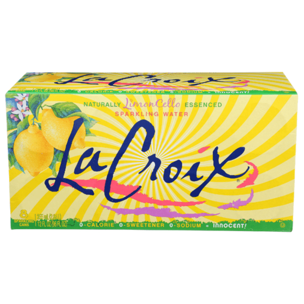 La Croix LimonCello Sparkling Water 8 Pack 12 fl oz - Pack of 3 ...