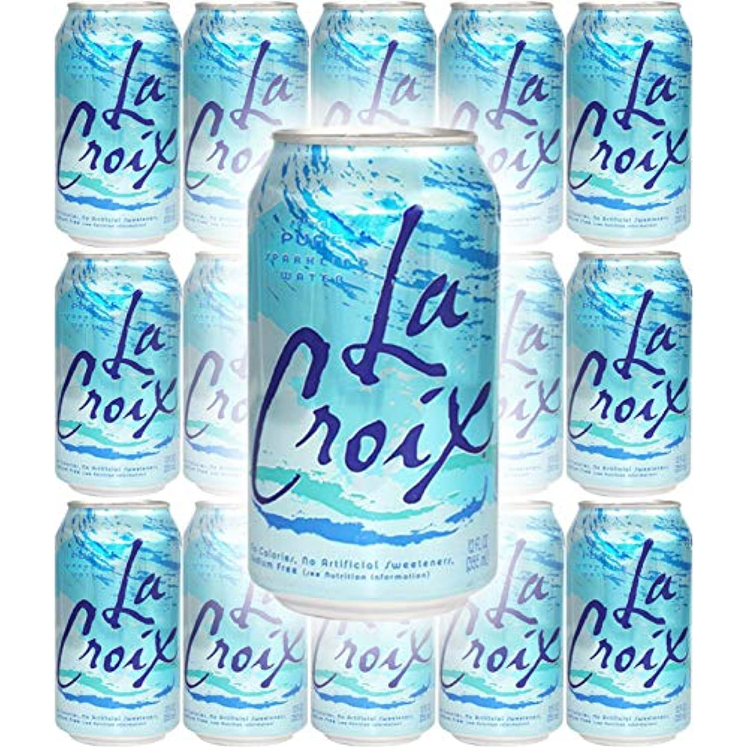 La Croix Pure Naturally Essenced Flavored Sparkling Water, 12 Oz Can ...