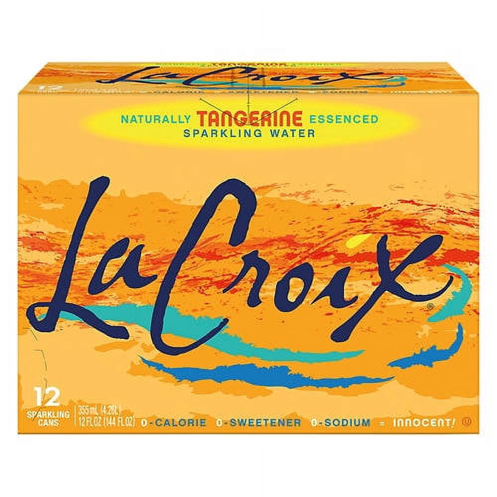 La Croix Tangerine Sparkling Flavored Water- 12 pack, 12 fl oz cans ...