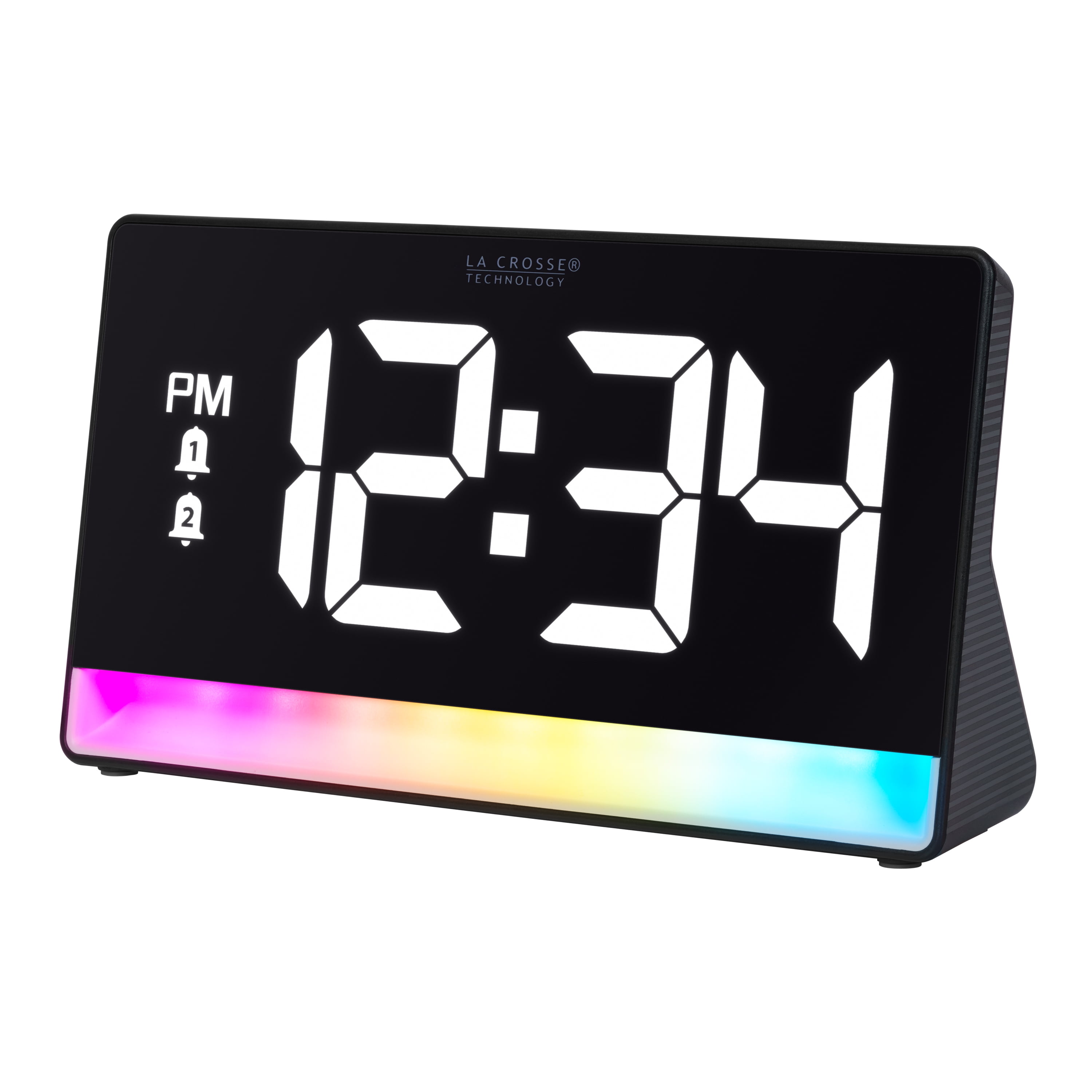 La Crosse Technology Digital Color Changing Deep Sleep Alarm Clock ...