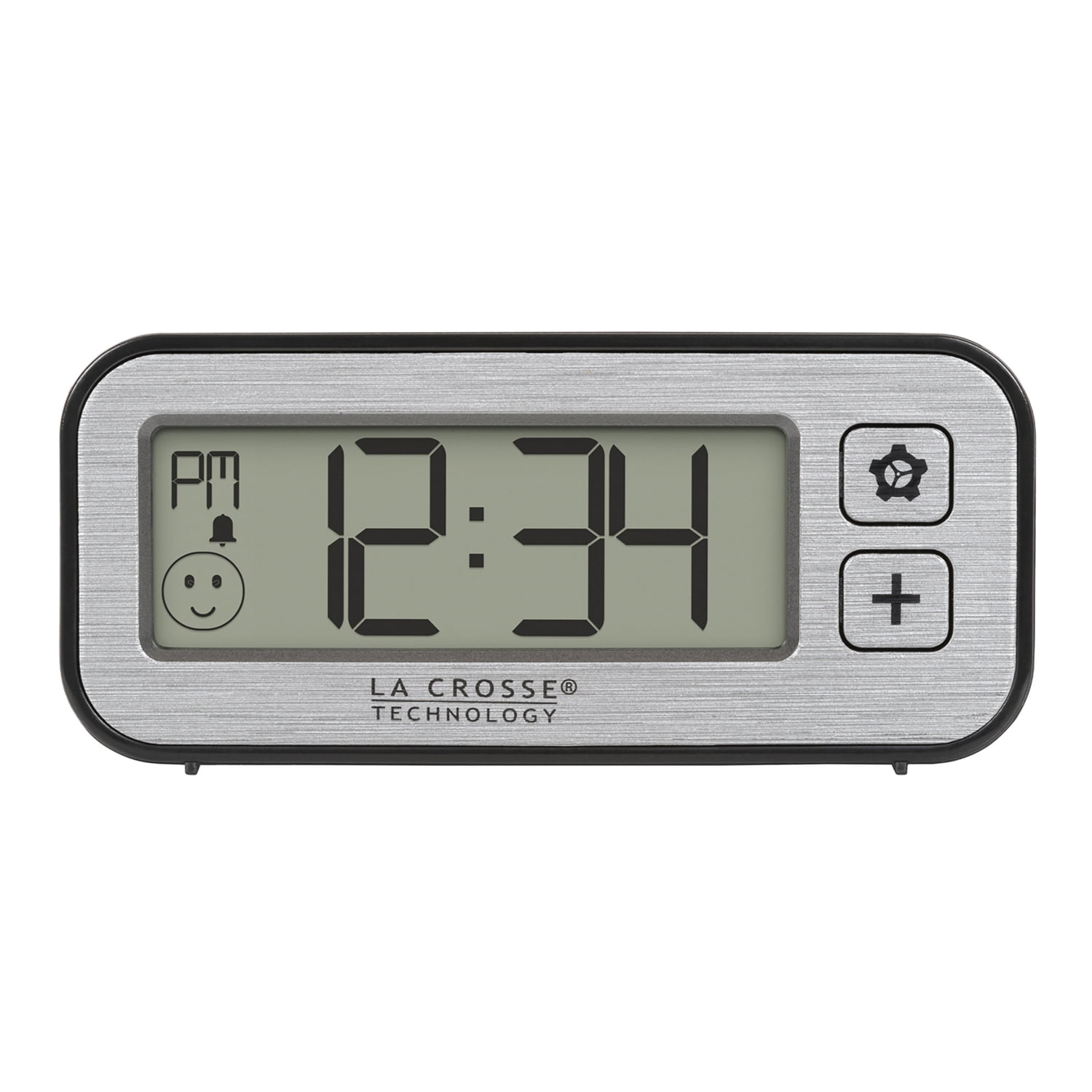 La Crosse Technology Battery-Powered Mini Digital Alarm Clock with ...