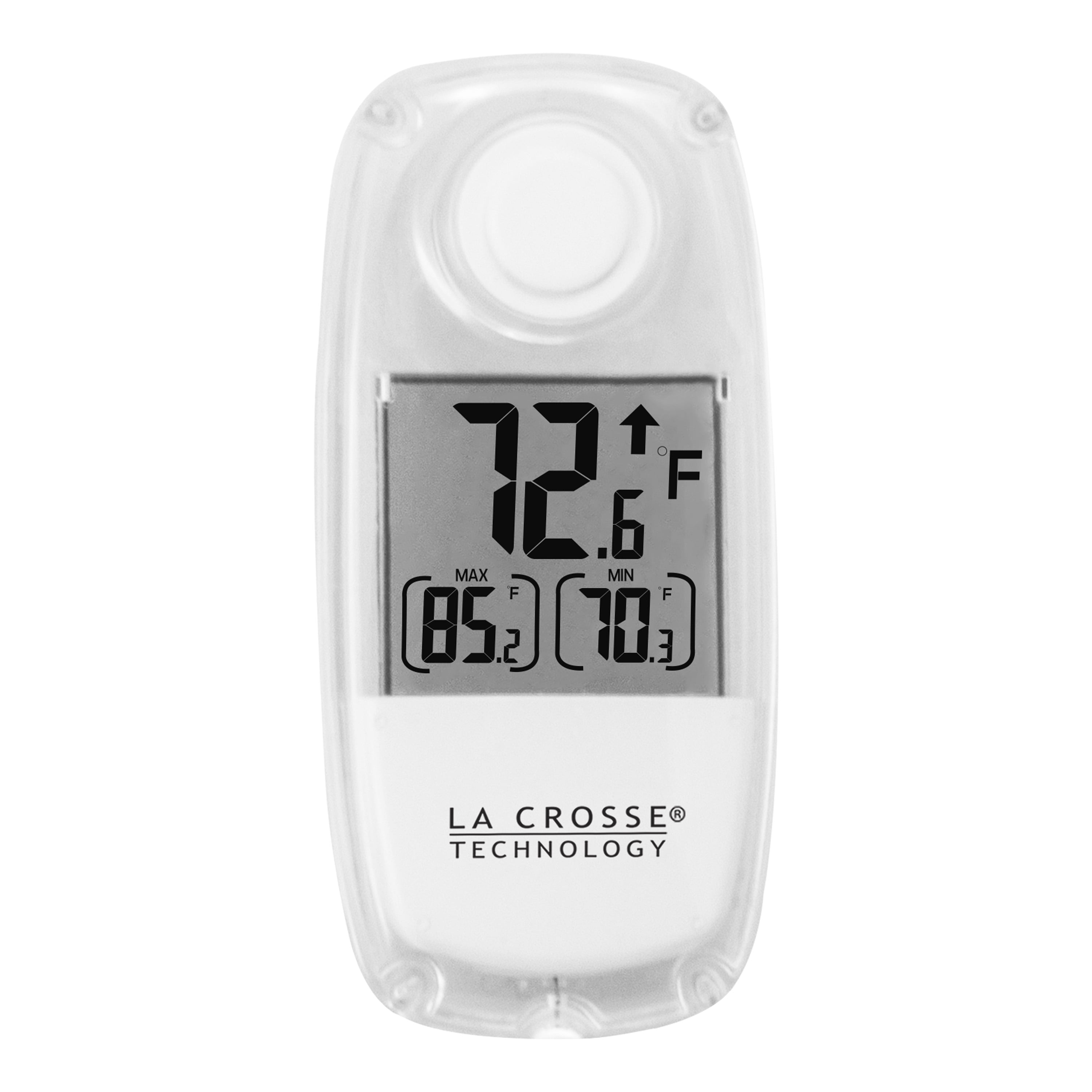 La Crosse Technology Plastic Solar Window Thermometer with Built-in ...