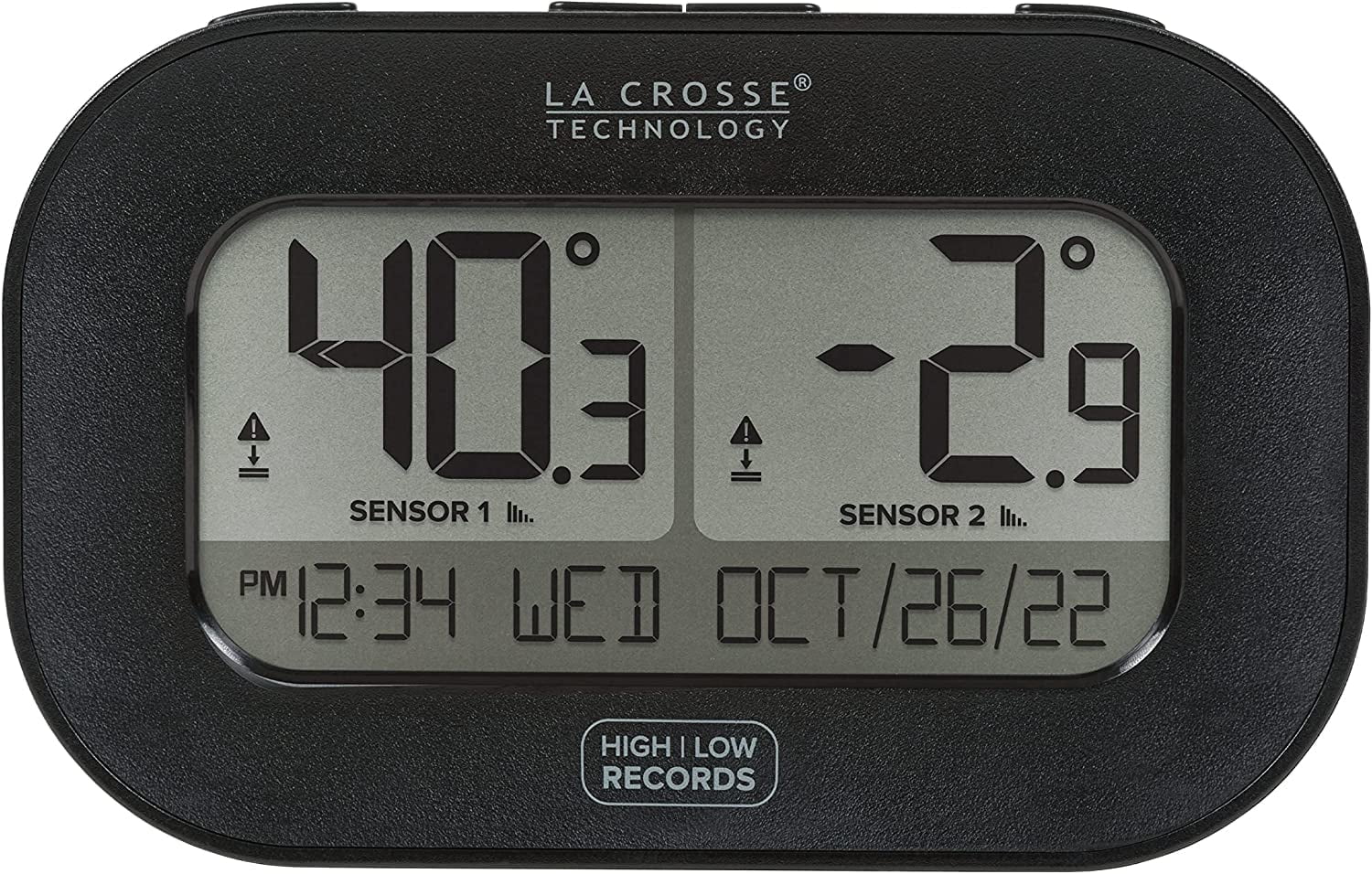 La Crosse Technology Wireless Refrigerator/Freezer Kitchen Thermometers ...