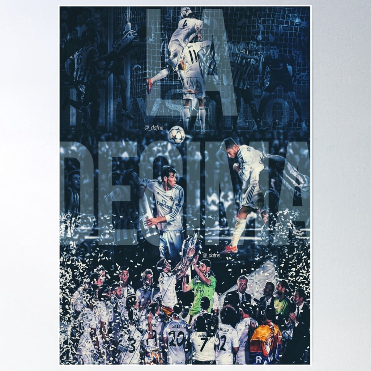 La Decima (Rm) Poster Wall Art, Modern Wall Decor, 24x36 UNFRAMED ...