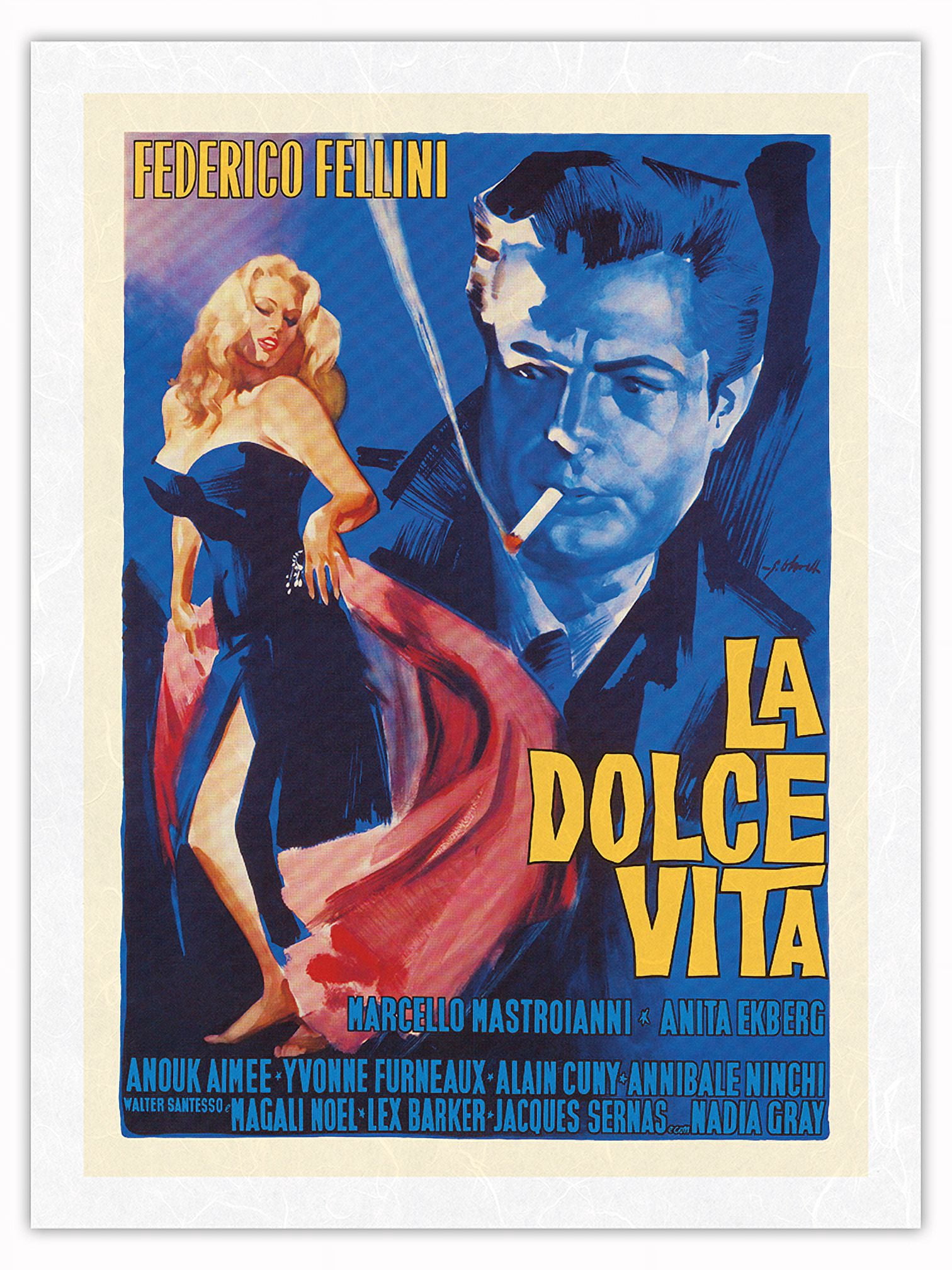 La Dolce Vita - Directed by Federico Fellini - with Marcello Mastroianni - Vintage Italian Film ...