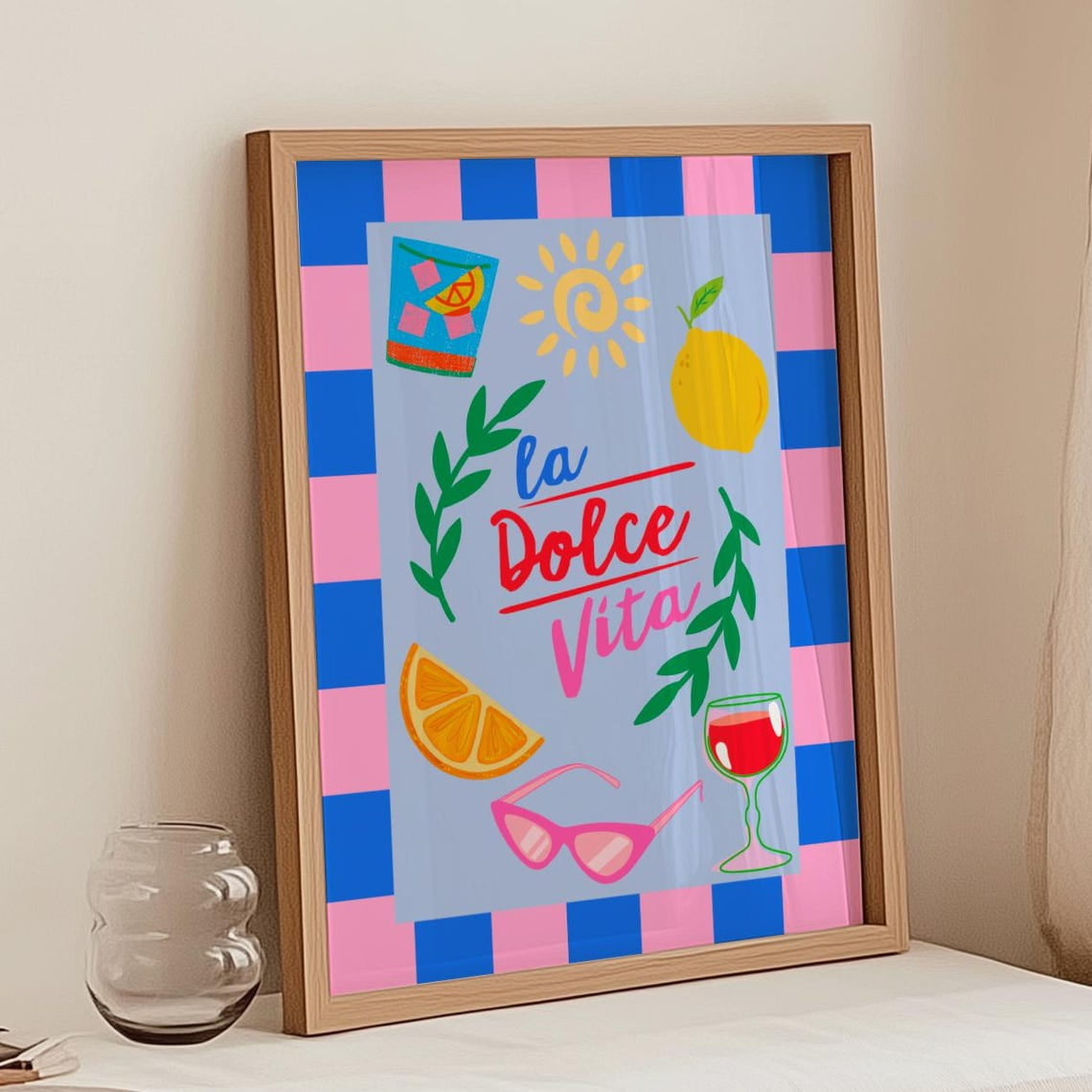 La Dolce Vita Print, Italian Summer Poster, Mediterranean Decor, On ...