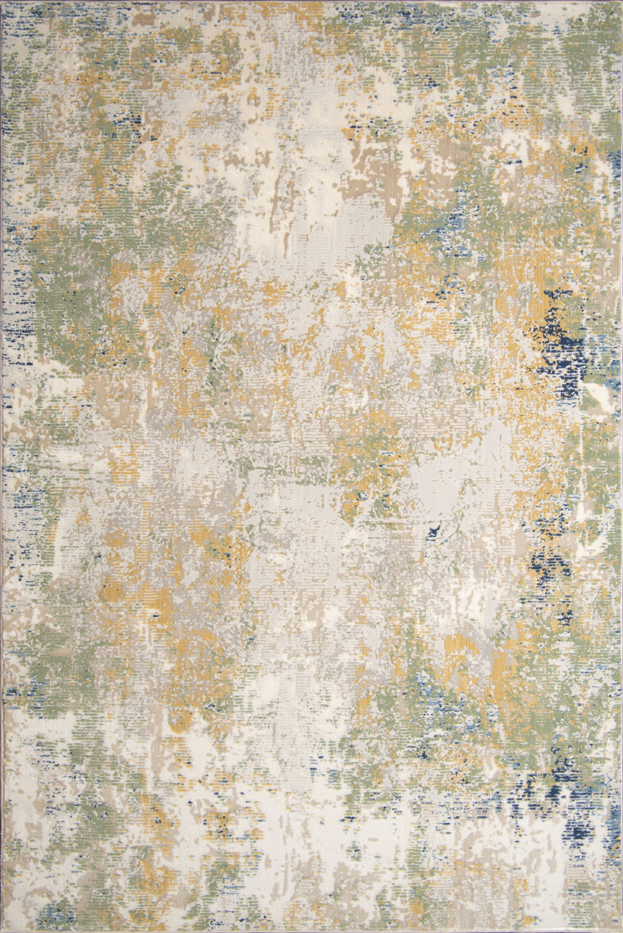 La Dole Rugs Beige Yellow Green Multicolor Rustic Abstract Modern ...