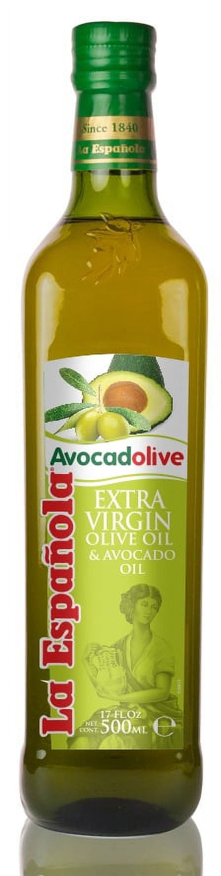 La Española Extra Virgin Olive Oil & Avocado Oil 17 oz Crystal Bottle ...