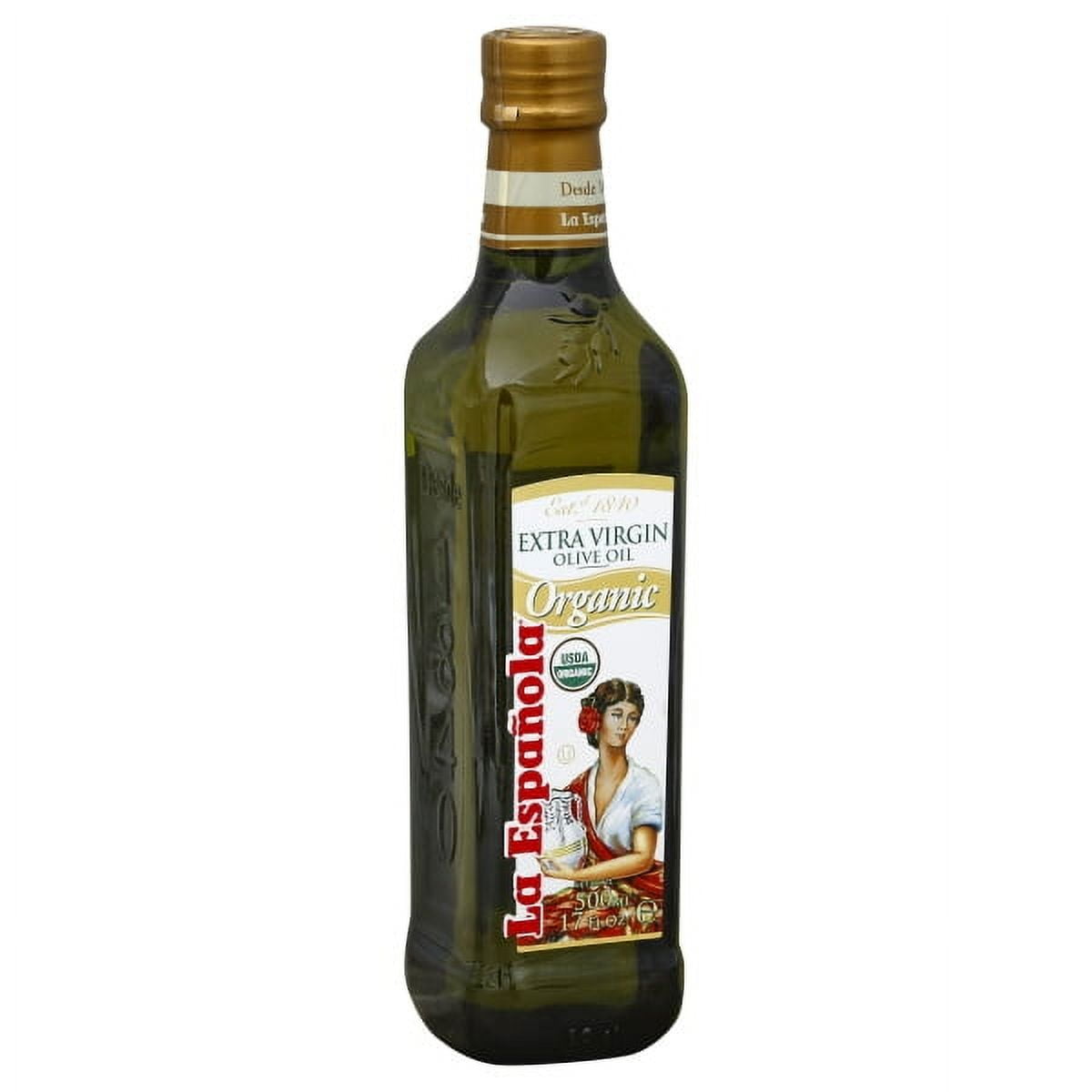La Española Organic Extra Virgin Olive Oil, 500 ml - Walmart.com