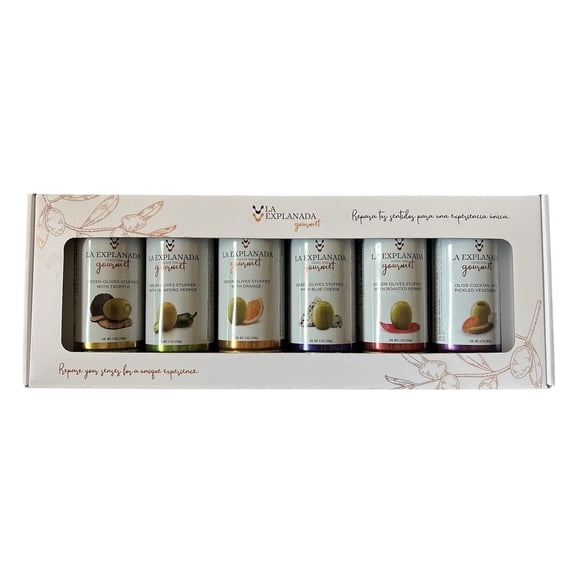 La Explanada Gourmet Flavoured Olives 6 Pack 350g - Walmart.com