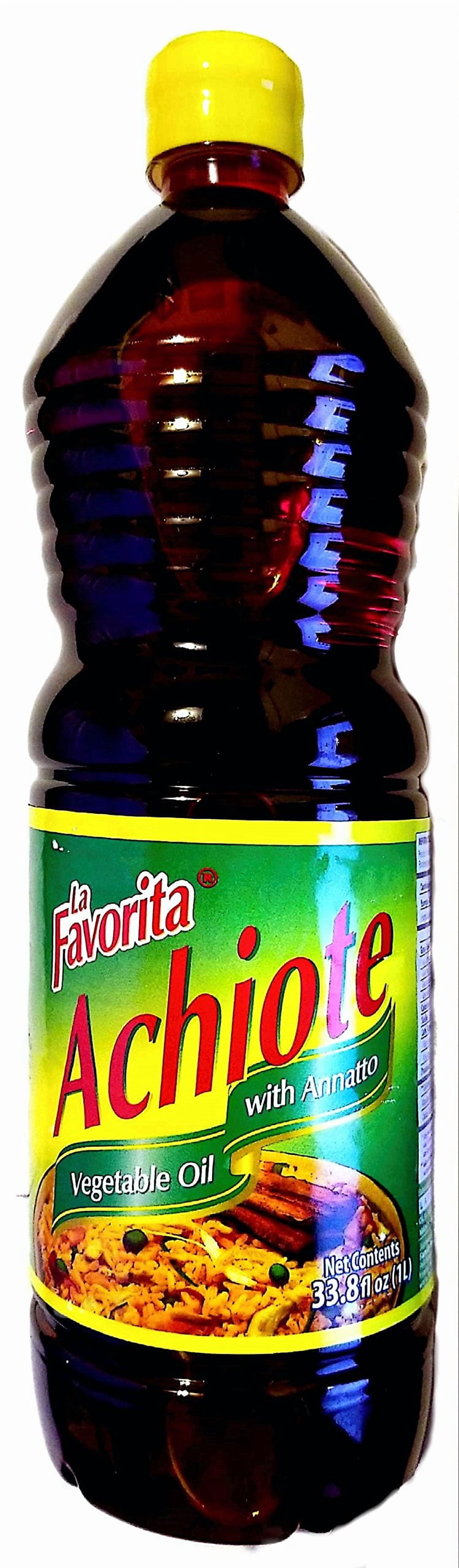 La Favorita Annatto Oil, Liquid Achiote Vegetable Oil, 16.9oz Bottles ...