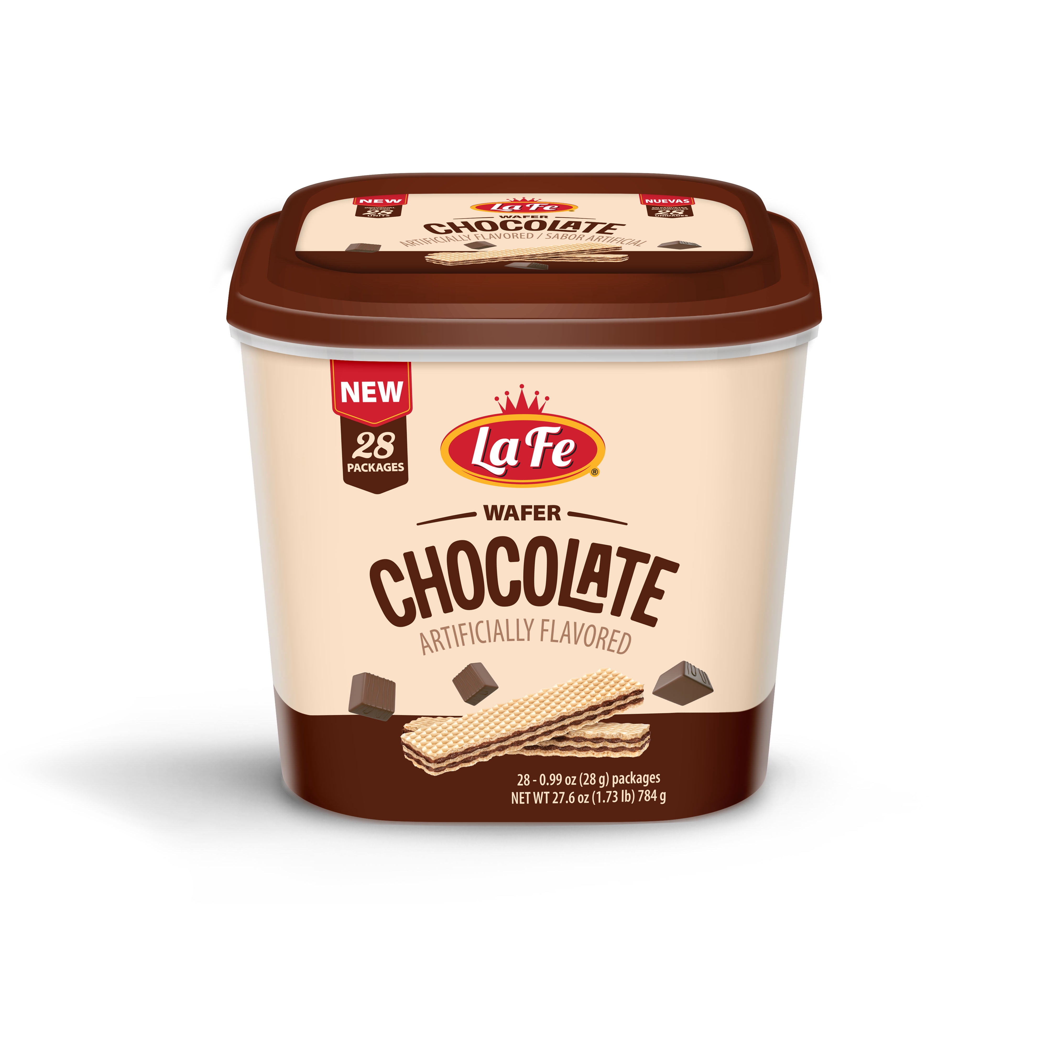 La Fe Chocolate Wafer, 27.6 oz (28 Count) - Walmart.com
